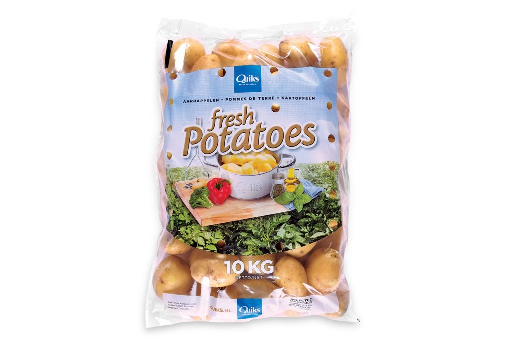 Potatoes in bulk packaging - Quiks